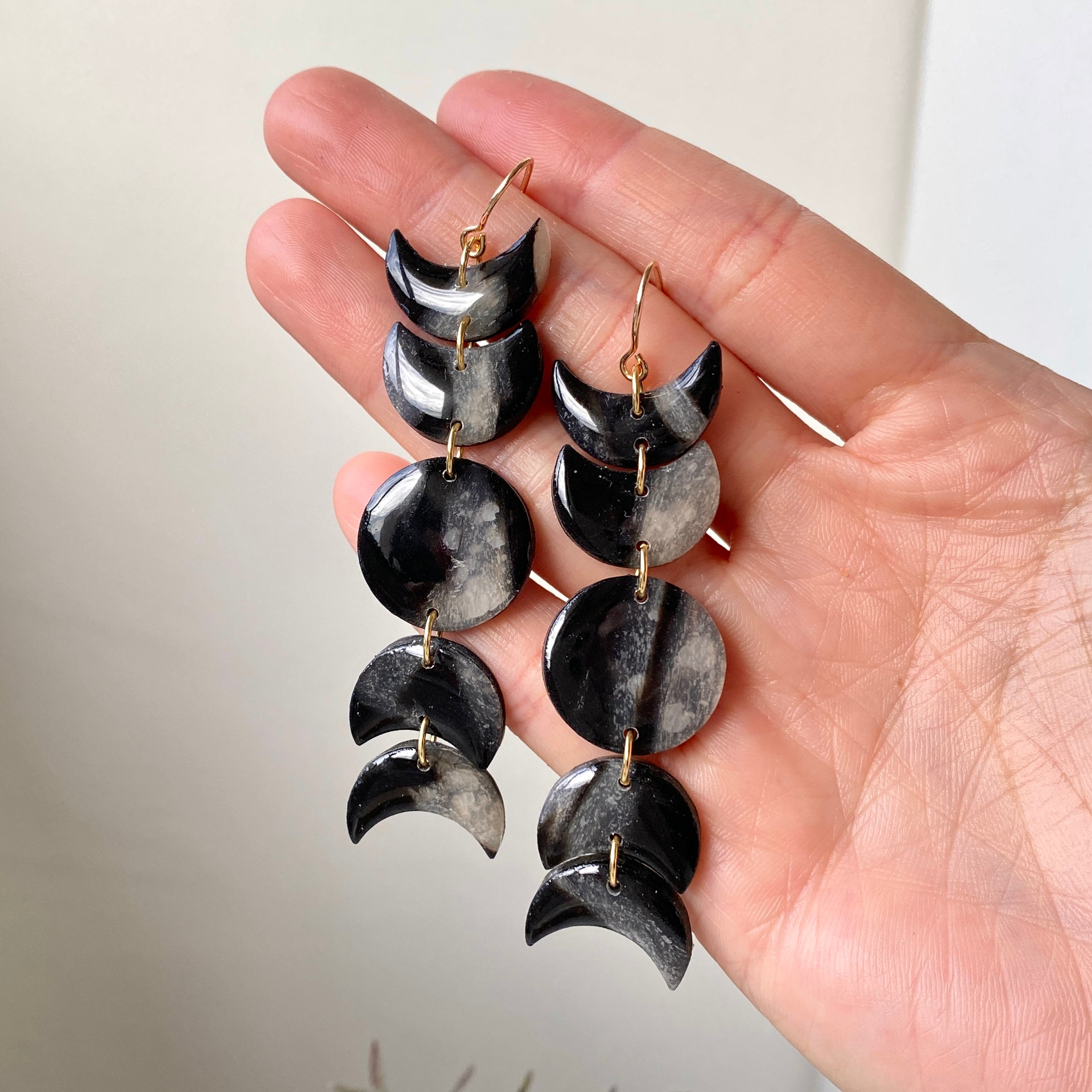 Moon Phases Dangles – Cutterglobe