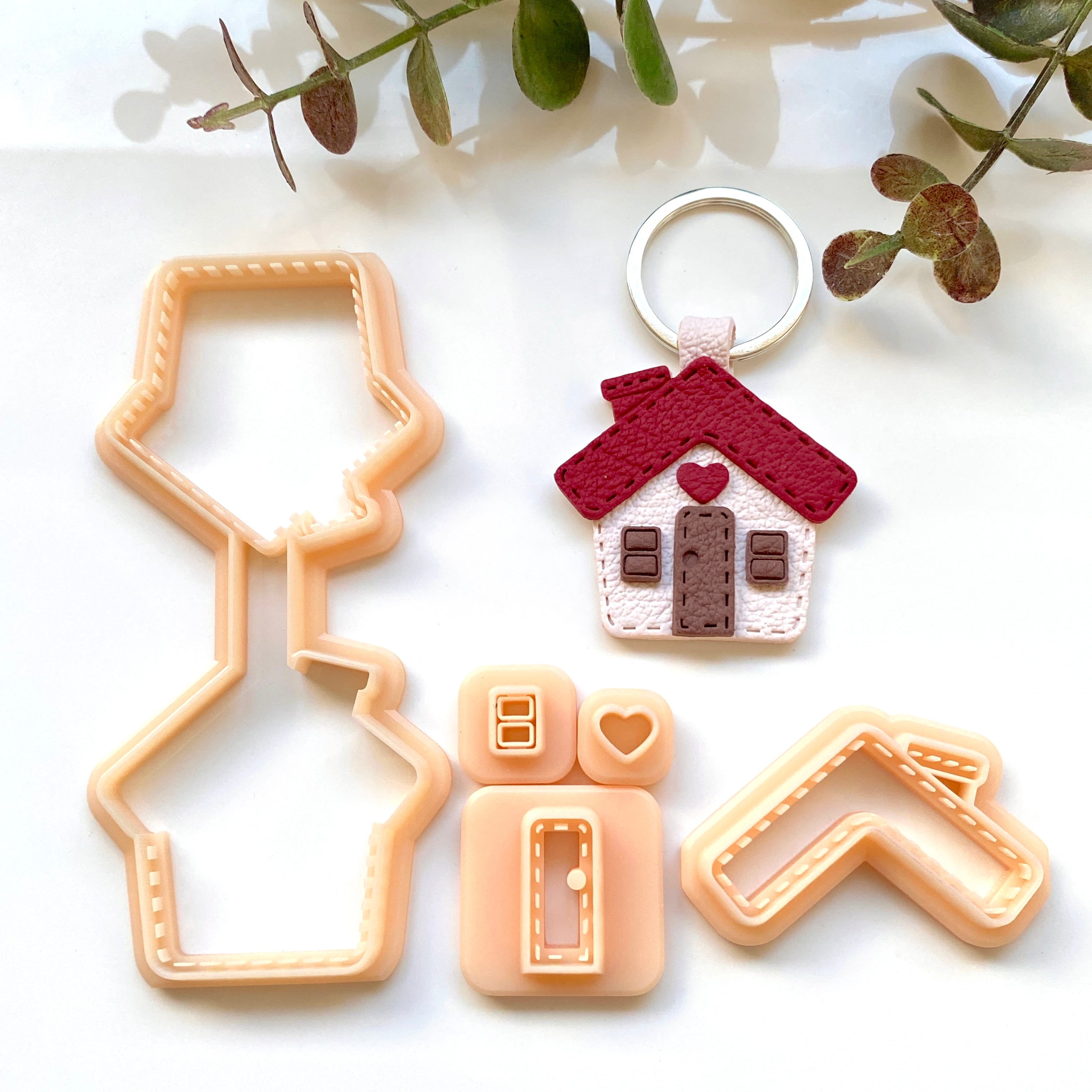 Cottage Stitch Keychain Set – Cutterglobe