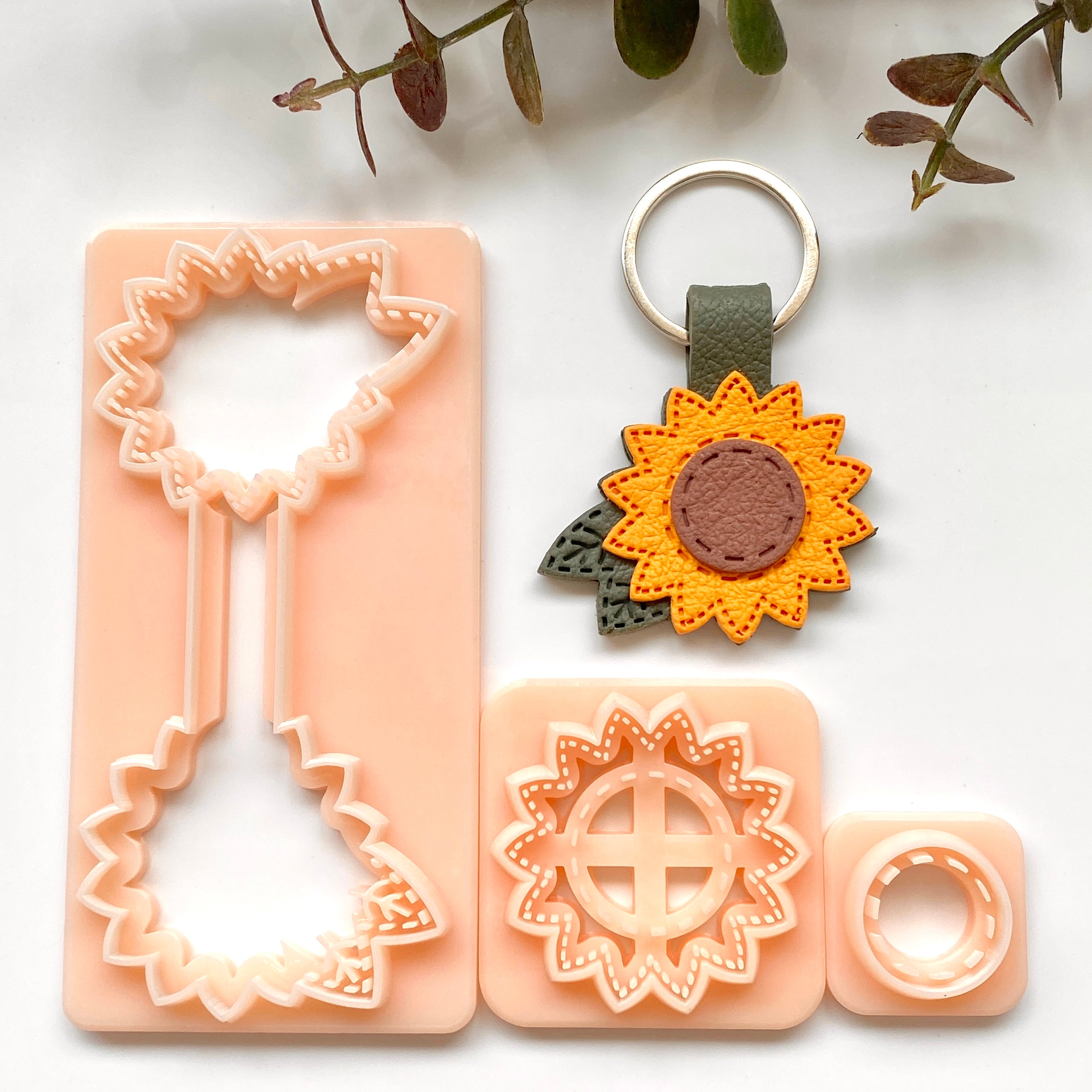 Sunflower Stitch Keychain Set – Cutterglobe