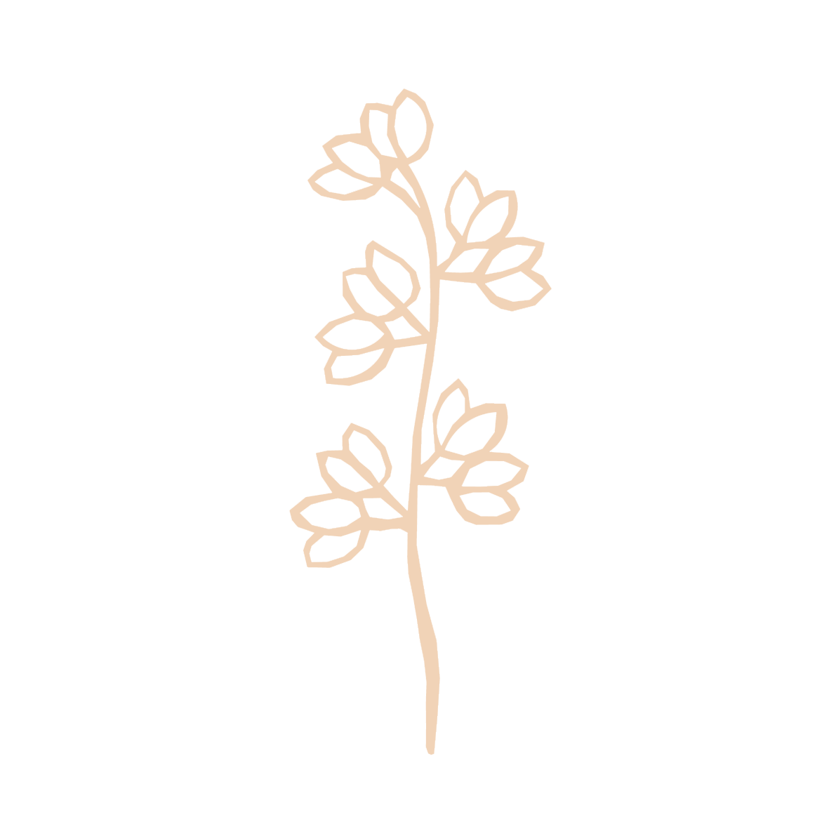 Flower Stalk A Stamp Cutterglobe