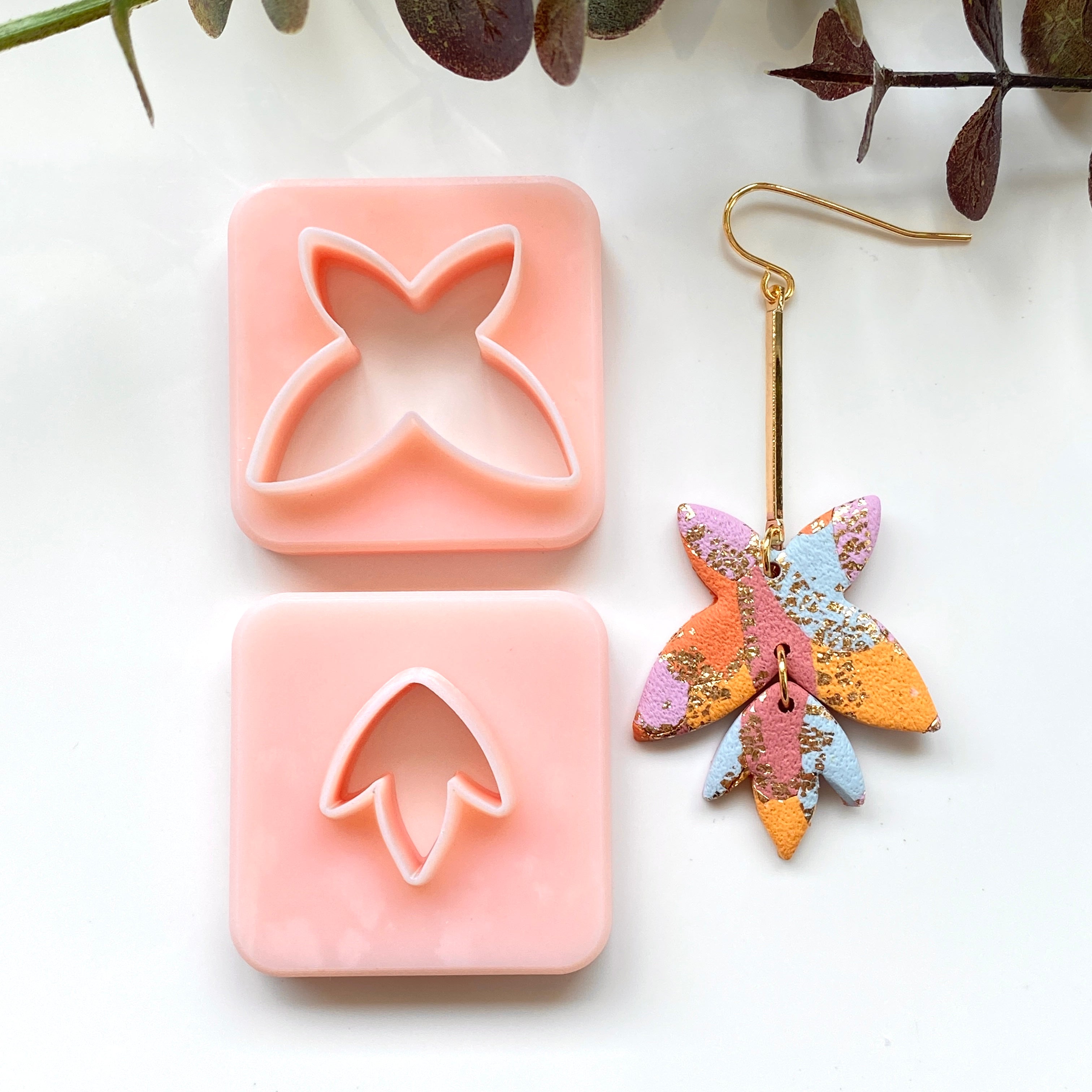 Cross Leaf Floral Set – Cutterglobe