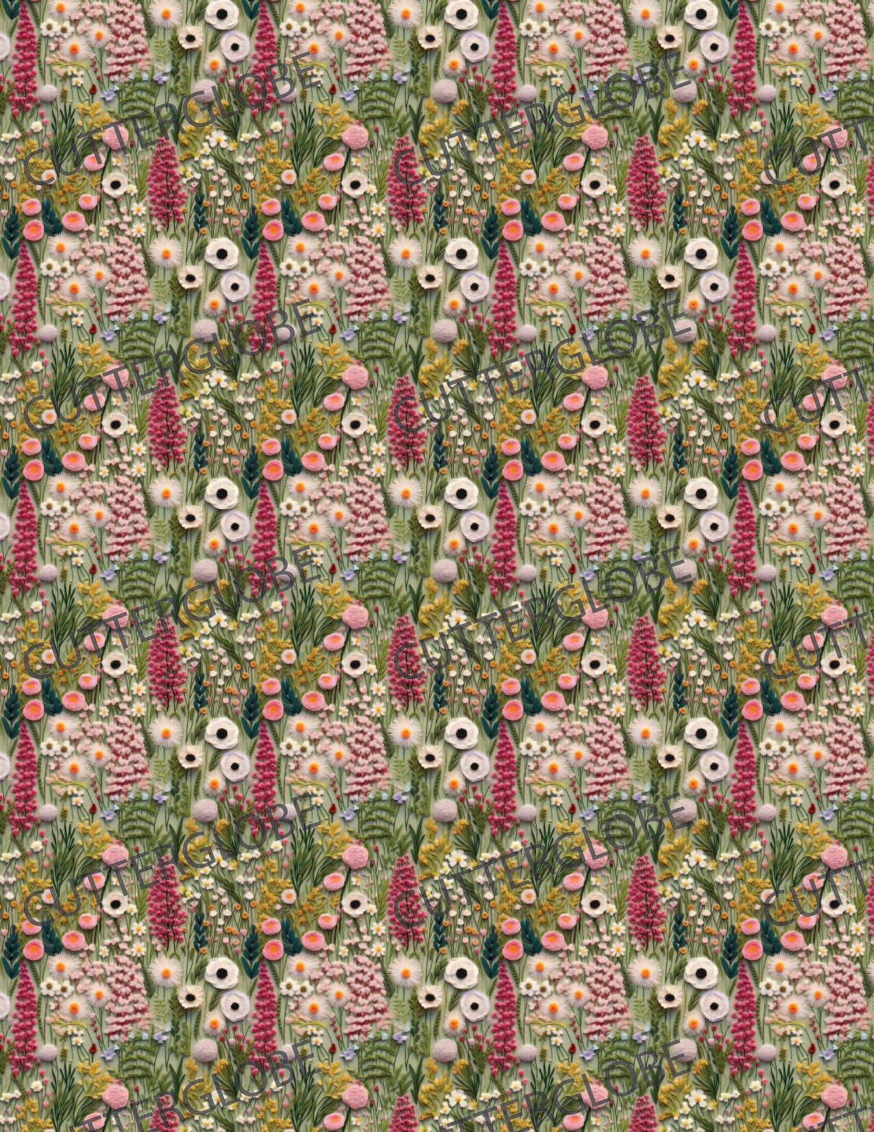 Floral 066 Transfer (Lupins) – Cutterglobe