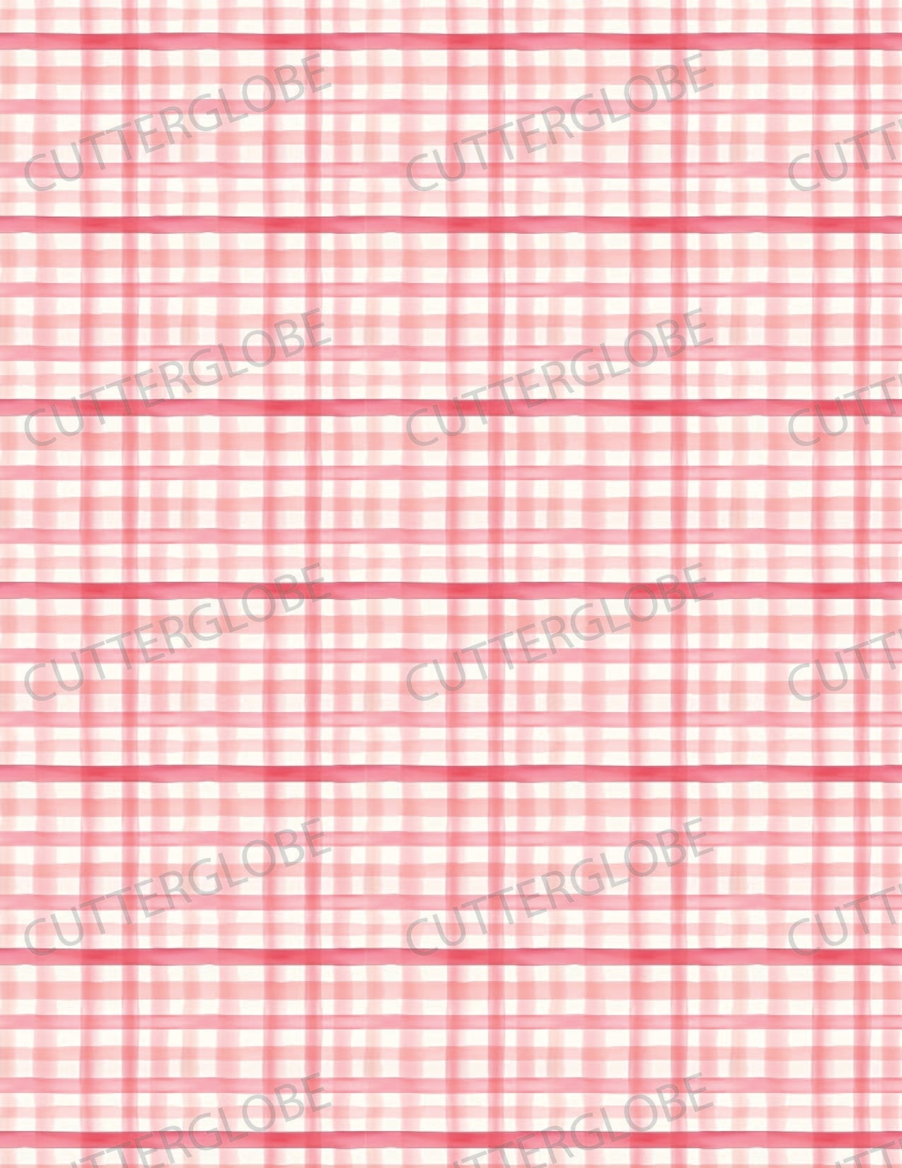Gingham 005 Transfer (Watercolor Pink) – Cutterglobe