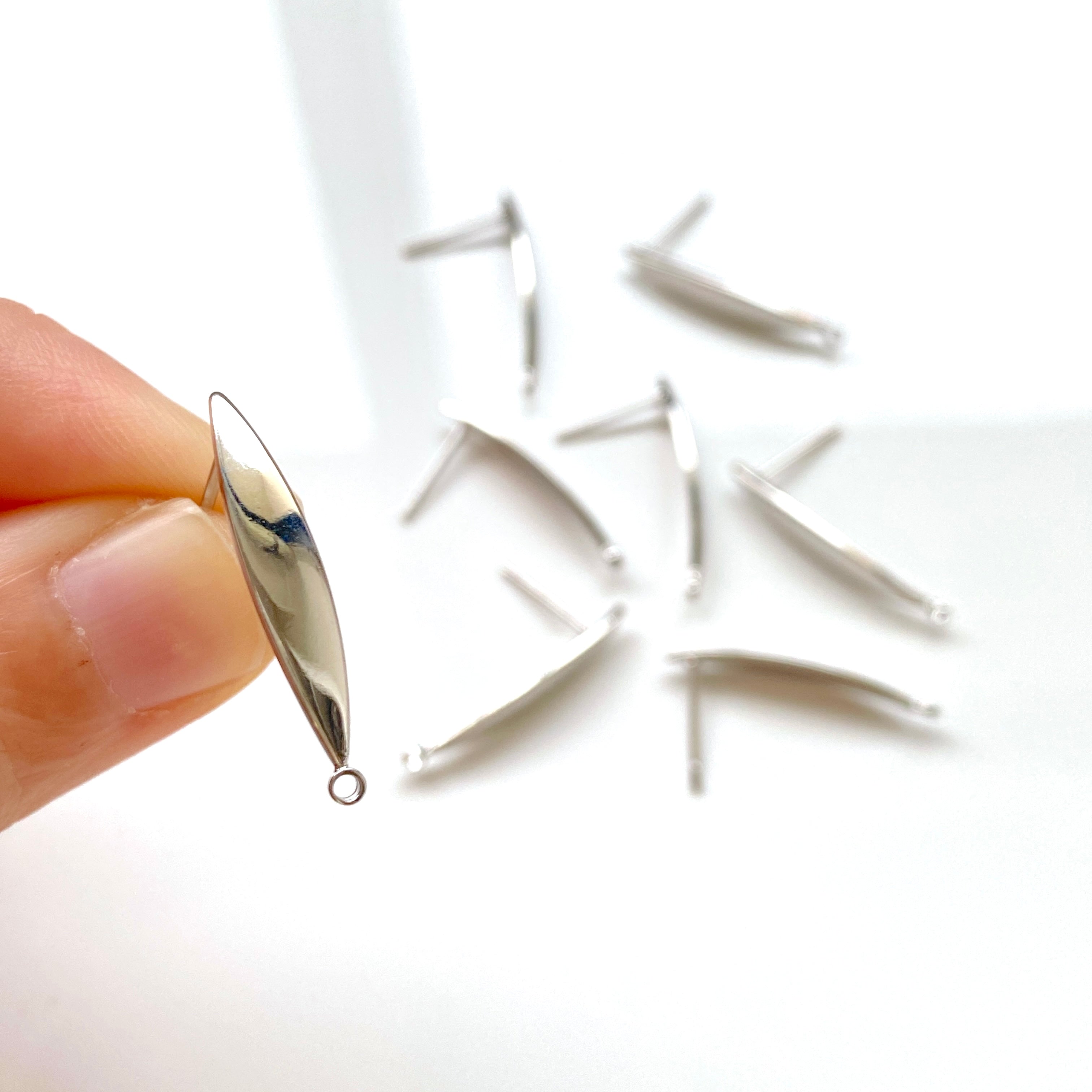 Long Tapered Post (10 pcs) | SILVER – Cutterglobe