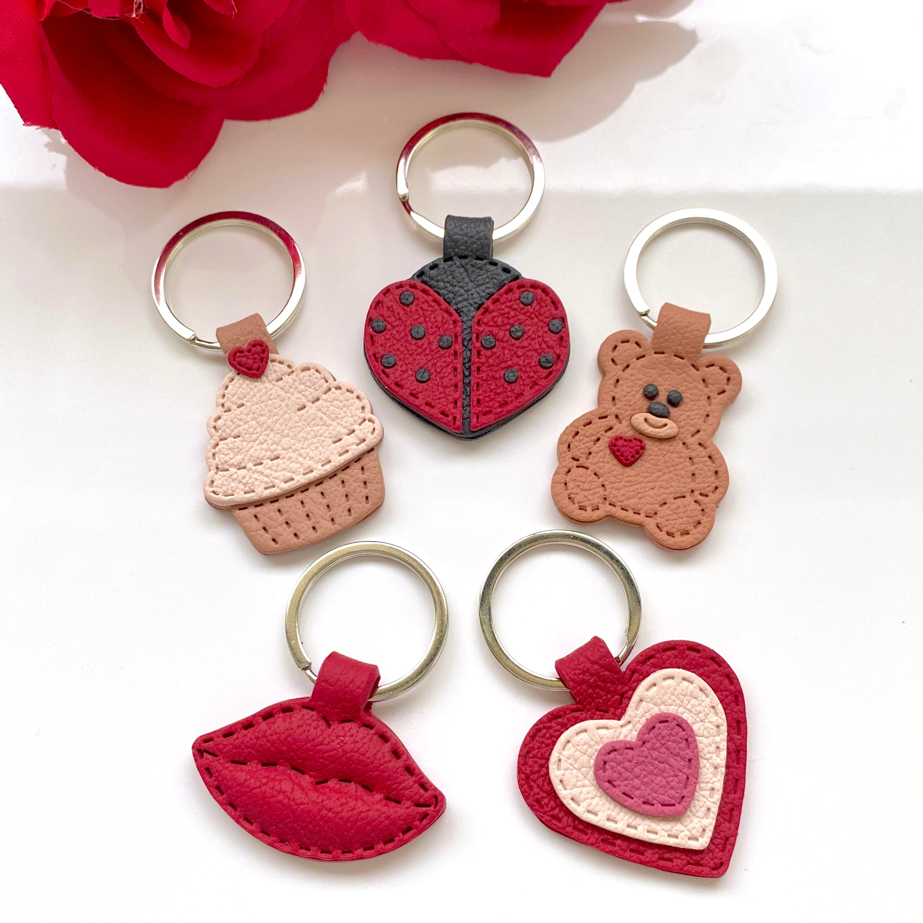 Valentine's 2026 Stitch Keychain Cutters Bundle of 5 (14 Cutters ...