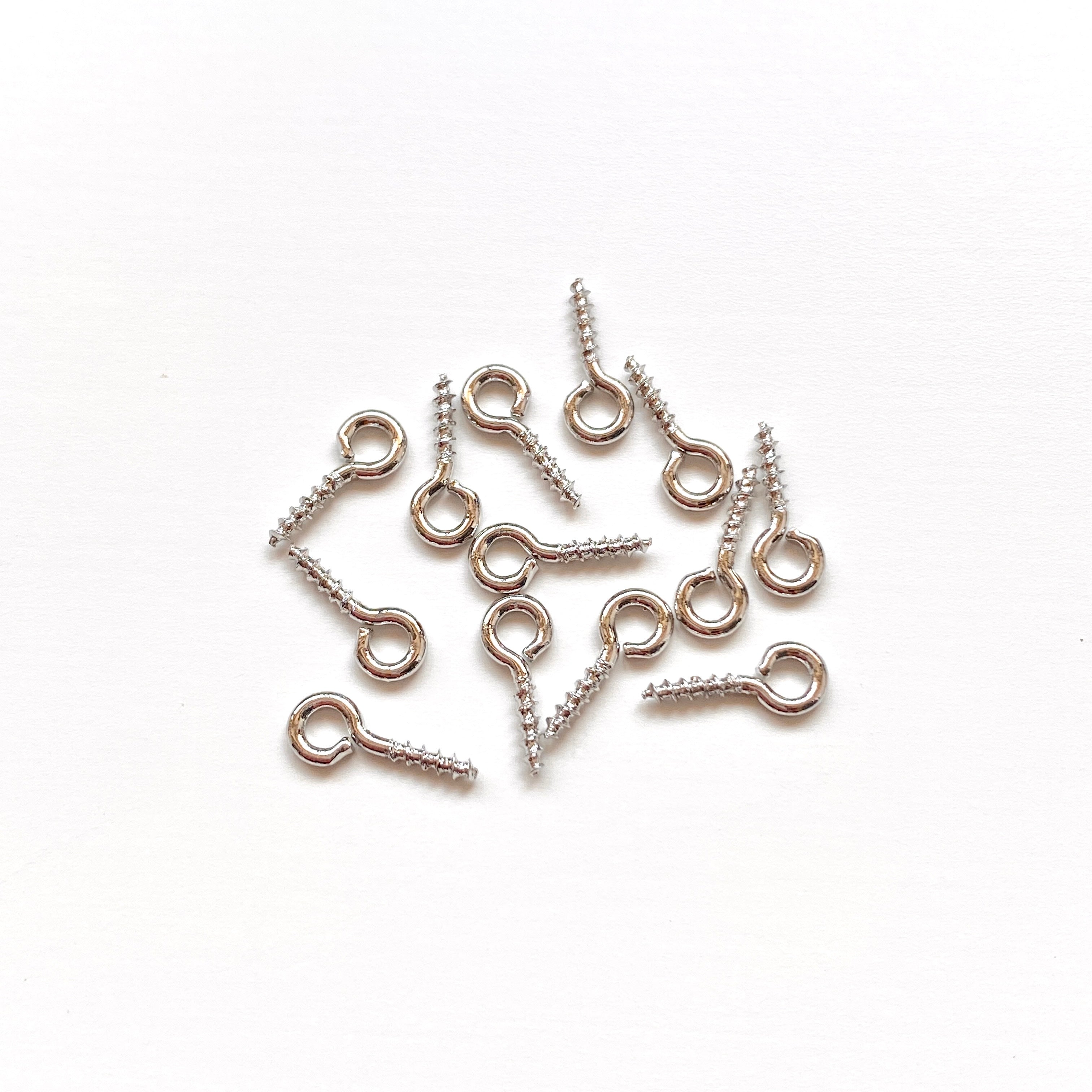 Eye Pin Screw (10 pcs) | SILVER – Cutterglobe