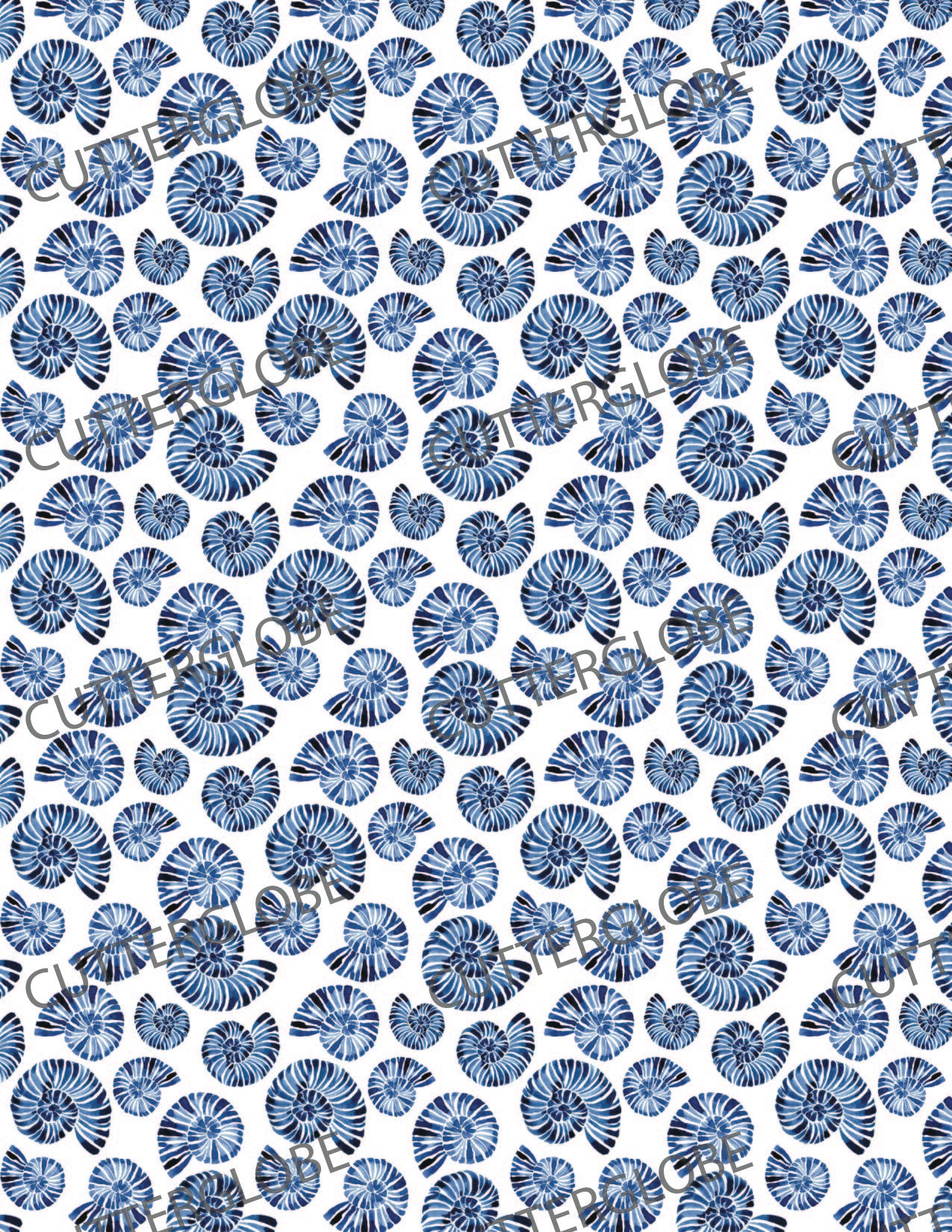 Shell 003 Transfer (Fossil Blue) – Cutterglobe