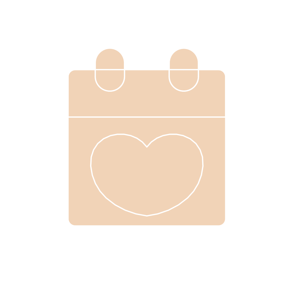 Heart Calendar Stud – Cutterglobe